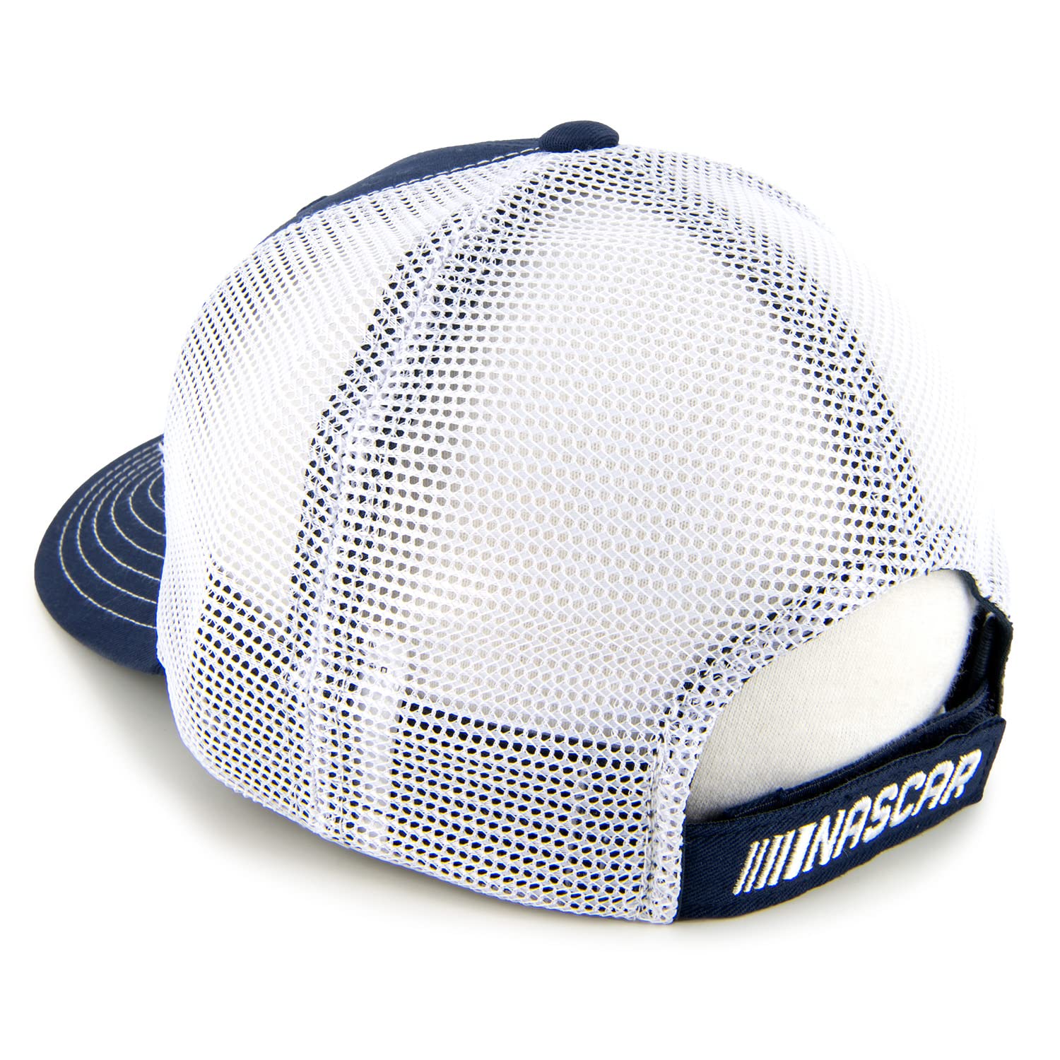 Checkered Flag Sports NASCAR 2023 75th Anniversary Logo Mesh Hat Blue/White