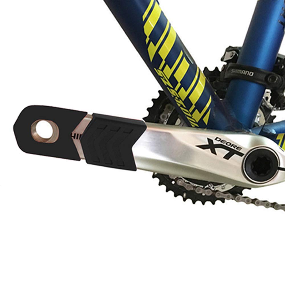 Bicycle Crank Protector,MTB Bike Crankset Caps Protector Sleeve Arm Protector for MTB Road Bikes.