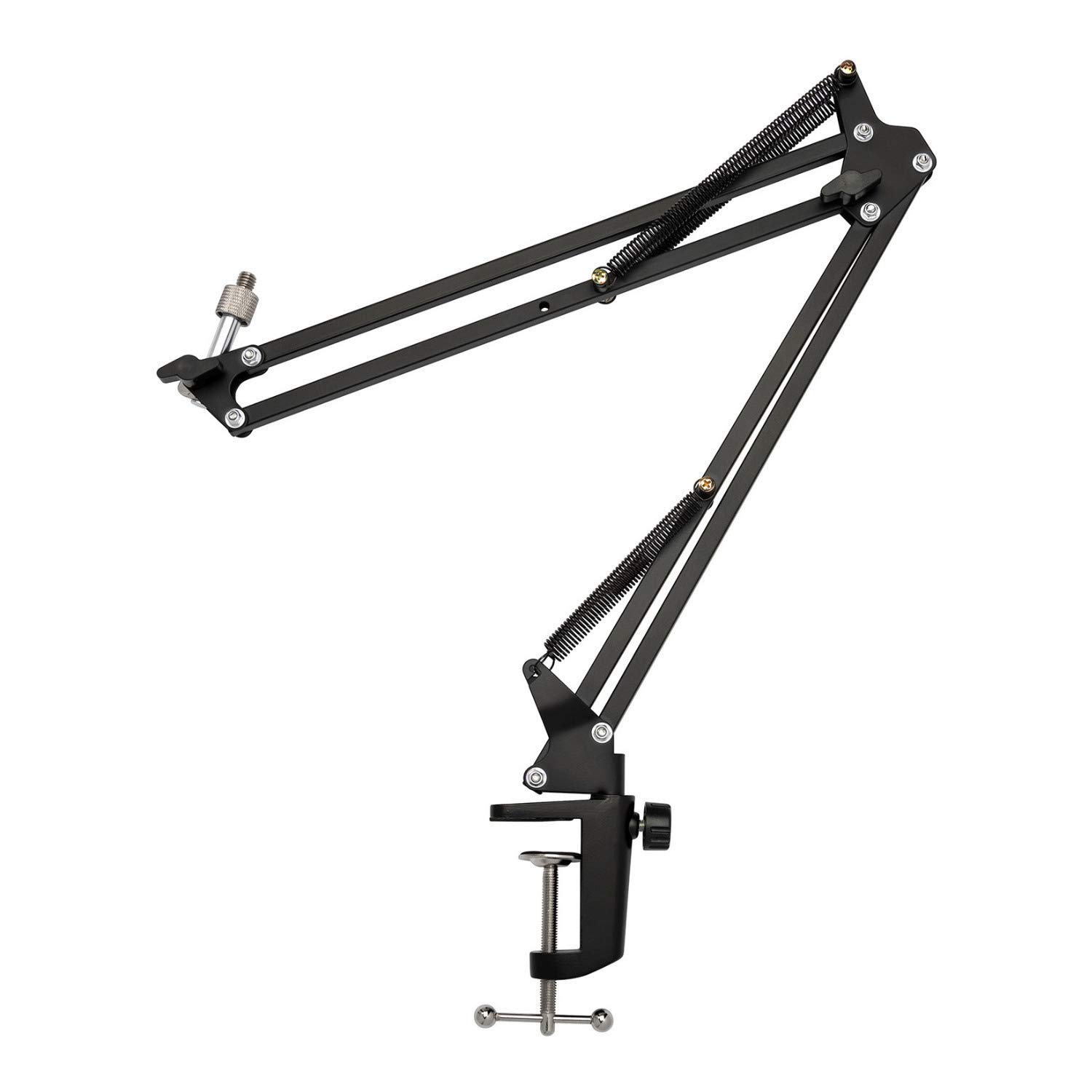 Blue Microphones Yeti X USB Microphone (Dark Gray) Bundle with Boom Arm, Pop Filter and Shock Mount (4 Items)