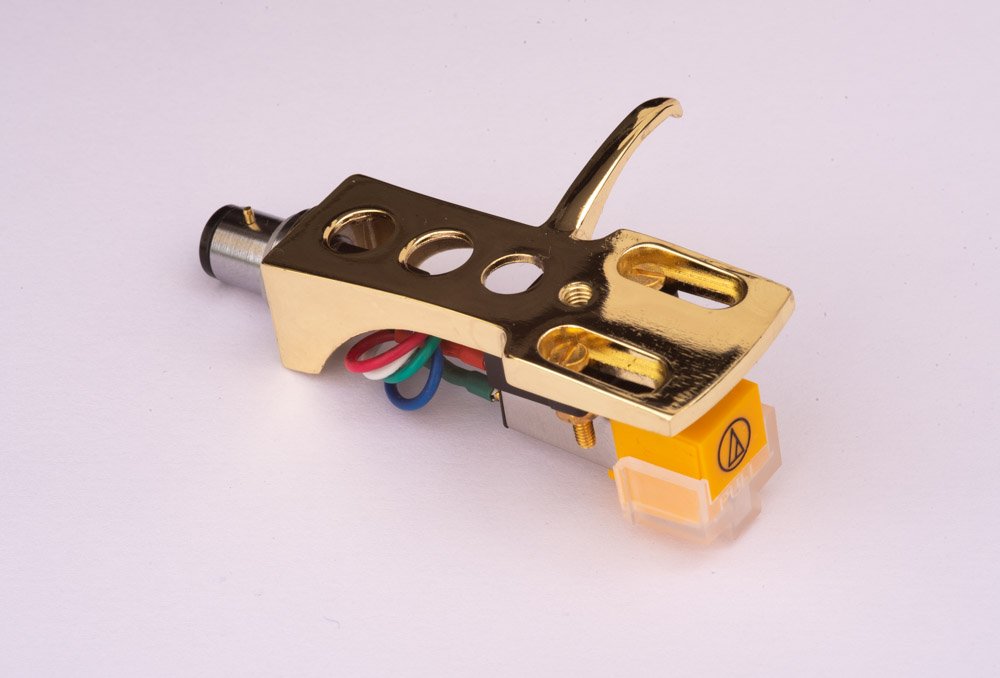 Gold plated Headshell, cartridge, needle for YAMAHA YP211, YP400, YP450, YP700, YP701, YPB2, YPB4, YP800, YPD6, YPD71, YPD8, P500, MADE IN ENGLAND