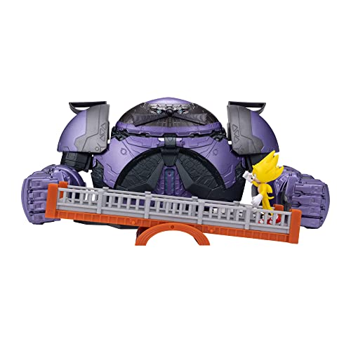Sonic the Hedgehog 2 Movie Giant Eggman with Super Sonic 2.5" Action Figure Battle Playset