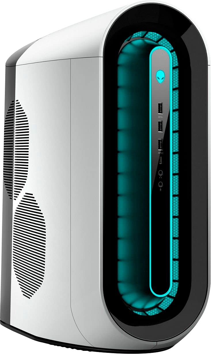 Dell 2022 Alienware Aurora R12 Gaming Desktop, GeForce RTX 3060 Ti 8GB GDDR6X, Intel 11th Gen 8-Core i7-11700F, 16GB HyperX DDR4 RAM, 512GB SSD+1TB HDD, Lunar Light White,1000W PSU, WiFi 6