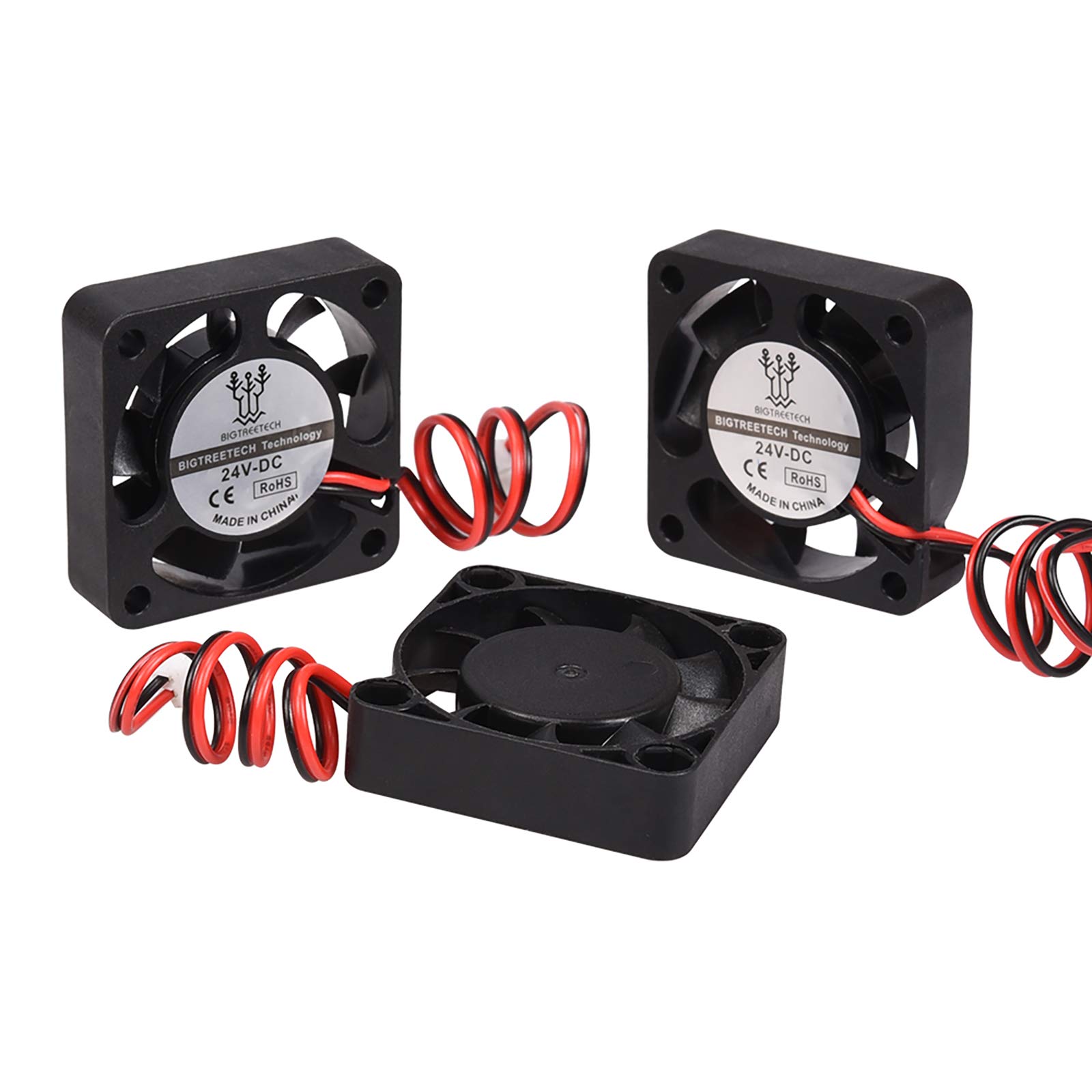 Bigtreetech 3PCS 3D Printer Cooling Fan 24V,4010 Blower 40x40x10MM DC 24V Brushless Cooling Fans 24V Circle Fan Quiet Cooling Fan for 3D Printer(3PCS)