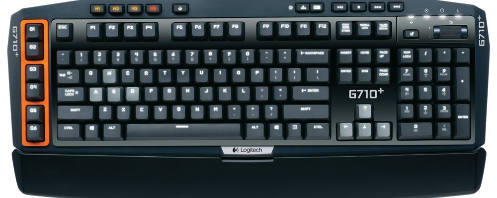 Logitech G710+ Mechanical Gaming Keyboard with Tactile High-Speed Keys - Black