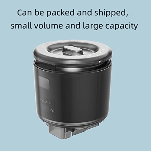 Mcacetine Automatic Cat Feeders, Auto 4L Timed Cat Dog Feeder Pet Dry Food Dispenser Smart cat Dog Feeder with Stainless Steel Bowl for Small Medium Pets