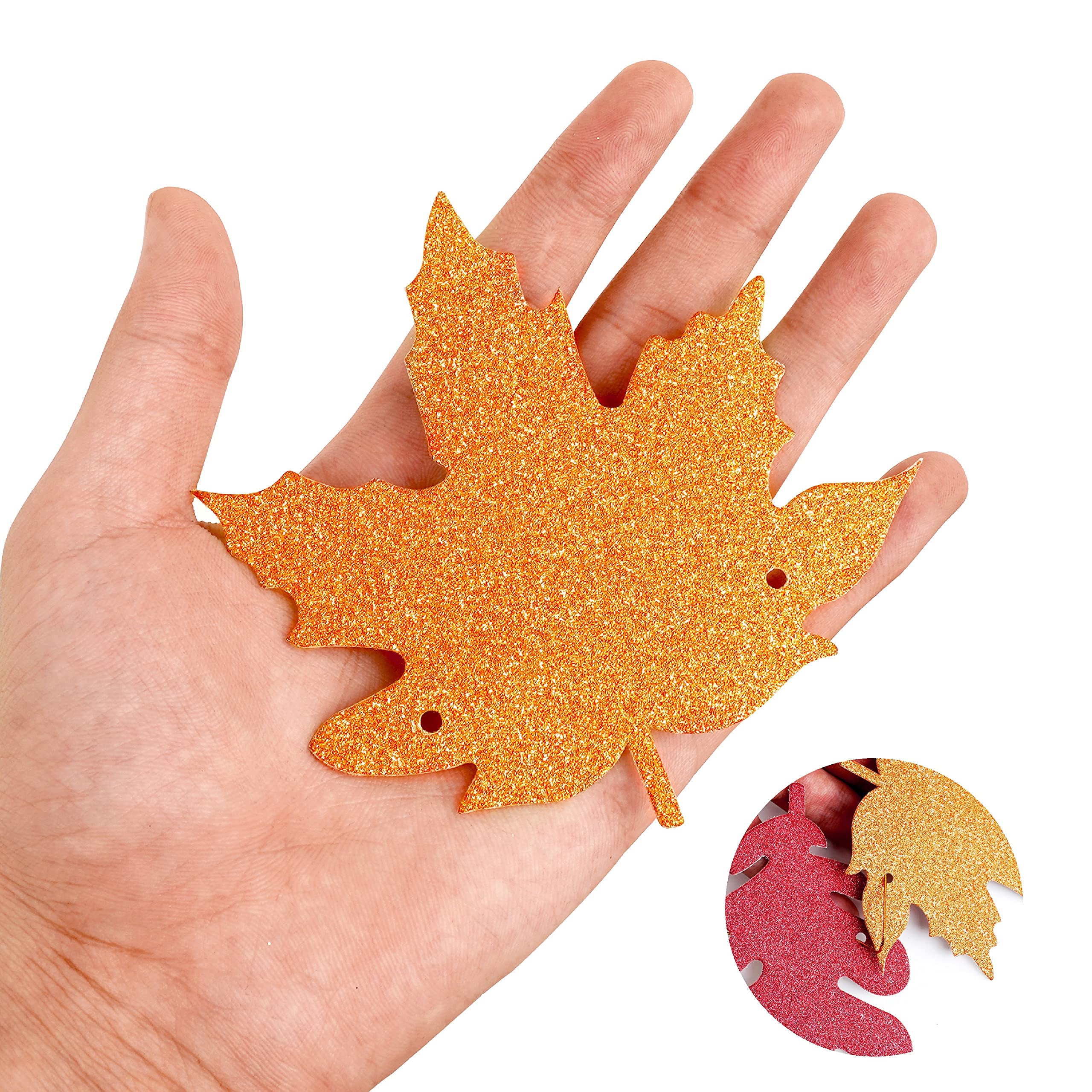 Happy Fall Burlap Banner, Fall Decor for Home, Banner Garland Maple Leaf Sign, Autumn Party Decorations Thanksgiving Fall Harvest Decor for Mantle Fireplace Wall Wreath, Pumpkin Décor – 2PC