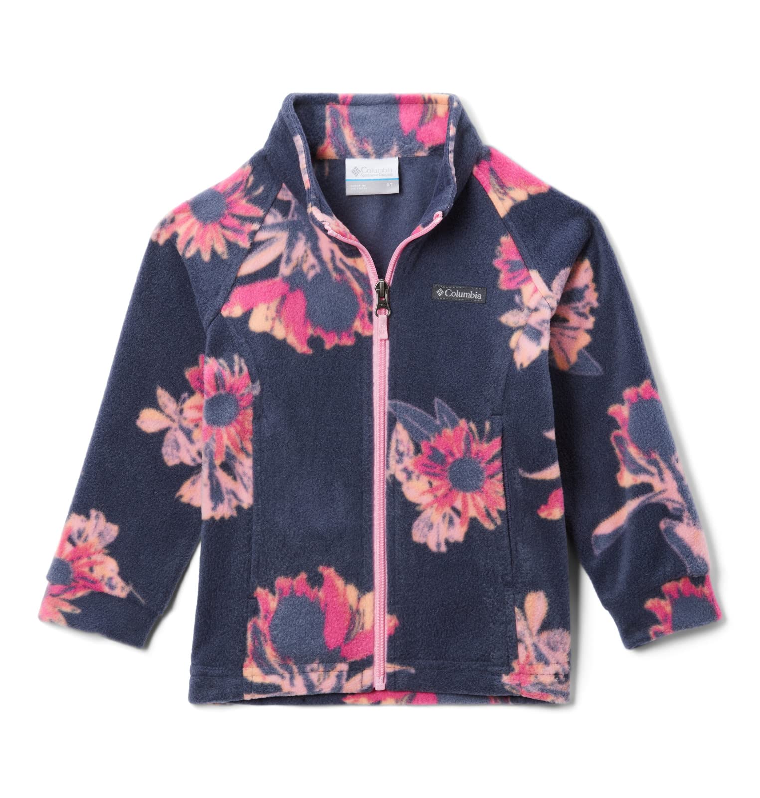 Columbia Toddler Girls Benton Springs II Printed Fleece, Nocturnal Staycation, 3T