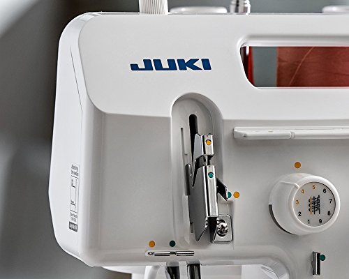 JUKI MO600N Series, MO654DE Portable Thread Serger Sewing Machine, White