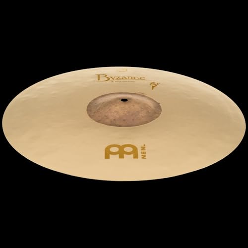 Meinl Cymbals Byzance 18" Vintage Sand Thin Crash, Benny Greb Signature β Made in Turkey β Hand Hammered B20 Bronze, 2-Year Warranty, Sandblasted, (B18SATC)