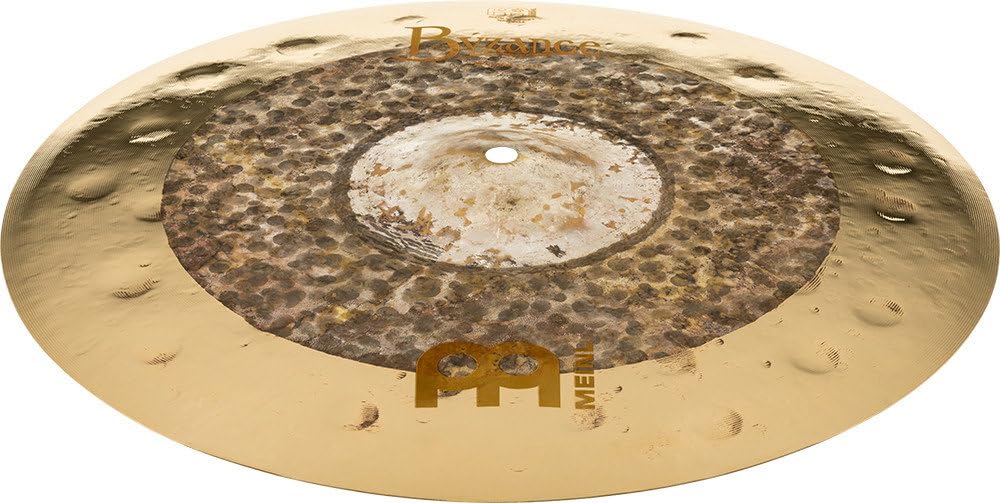 Meinl Cymbals Byzance 16" Dual Crash β Made in Turkey β Hand Hammered B20 Bronze, 2-Year Warranty, Single (B16DUC)