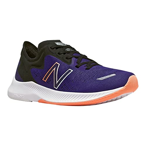 New Balance Women's Dynasoft Pesu V1 Running Shoe, Virtual Violet/Black/Citrus Punch, 6.5