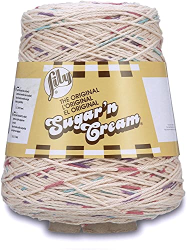 Lily Sugar N Cream Cones Potpourri Yarn - 1 Pack of 14oz/400g - Cotton - #4 Medium - 706 Yards - Knitting, Crocheting & Crafts