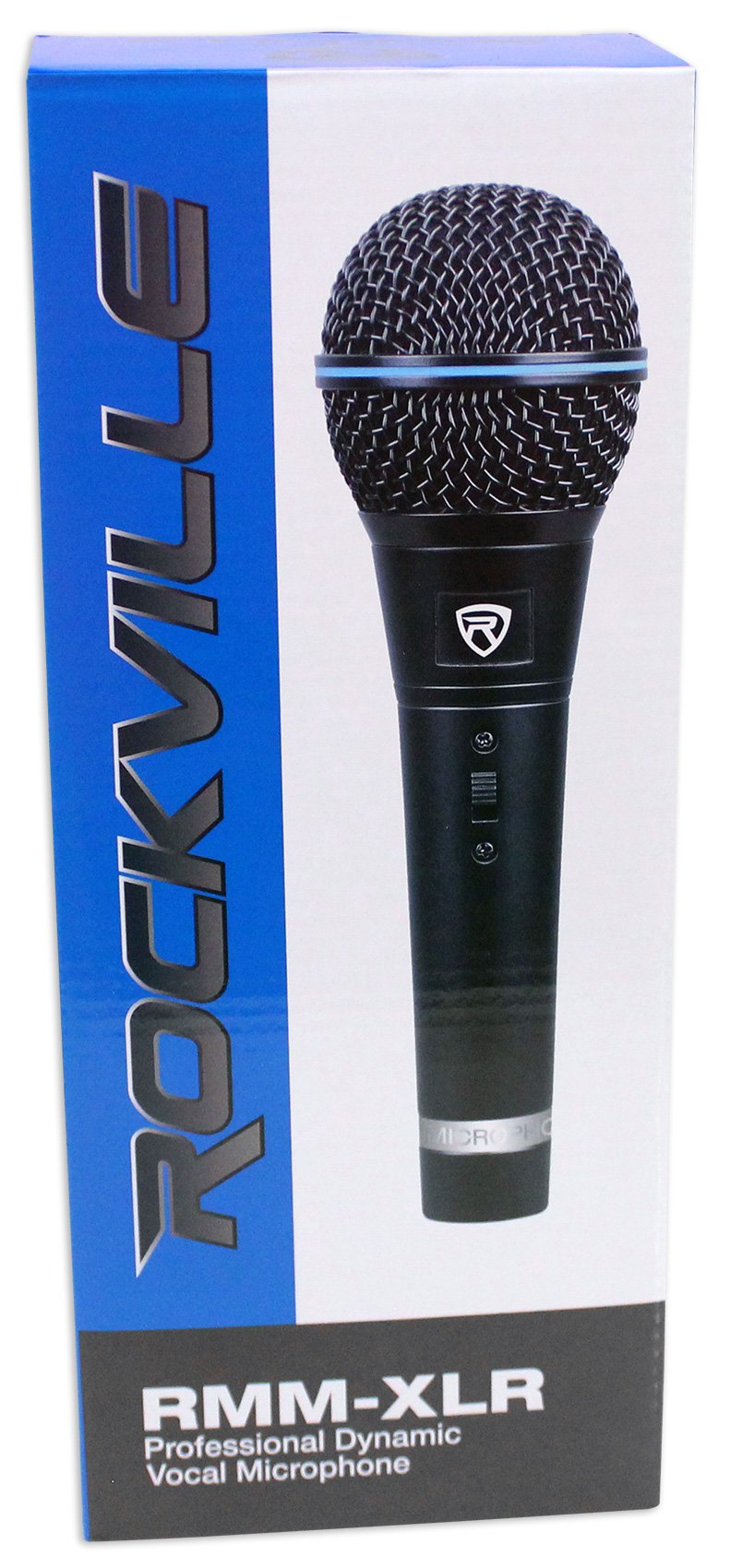 Rockville 4 RMM-XLR Dynamic Cardiod Professional Metal Microphones w/XLR Cables