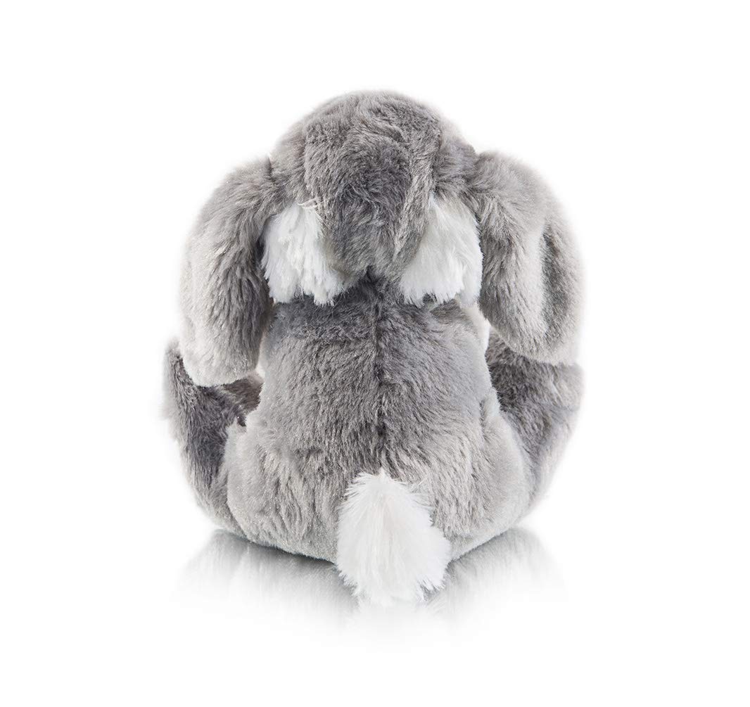 My OLi Bunny Rabbit Stuffed Animal Plush Bunny 8.5" Easter Stuffed Bunny with Floppy Ear Plush Rabbit Bedtime Friend Plush Toy Gifts for Girls Boys Kids, Gray