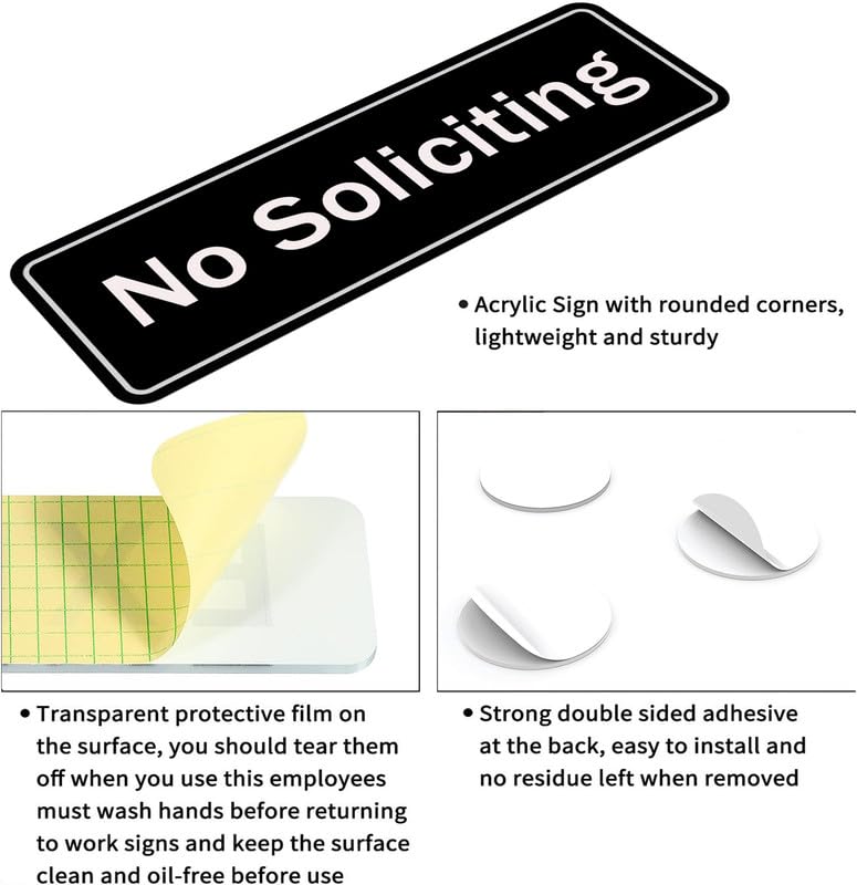 FZQDMT Fire Exit Sign For House, Strong Self-Adhesive Signs For Home, 10β X 3β Premium Durable Acrylic Sign For Door/Wall/Window