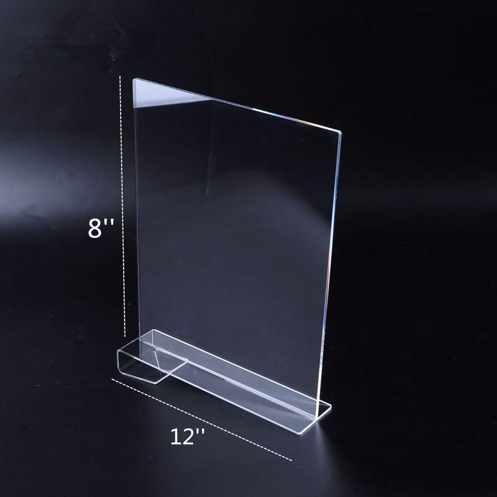 Bernese 6pcs Acrylic Shelf Dividers for Closets,Clear Closet Shelf Dividers,Organize Clothes, Books,Towels and Hats