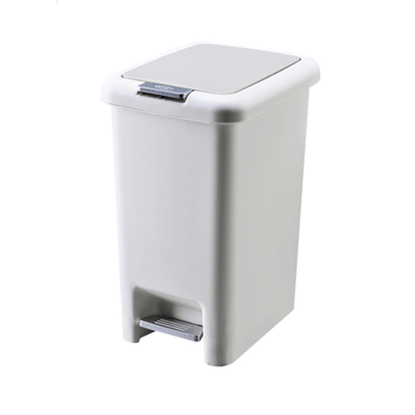 CENGNIAN Step-On Trash Can for Home and Kitchen, with Lid Lock and Slow Close, Step Trash Can, Step On Trash Can Kitchen, Bathroom Trash Can with Lid, Garbage Can, 4.24Gallon