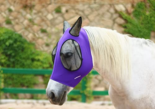 Horse Fly mask, Comfort Horse Fly Masks for Horse,Elasticity Fly Mask with Ears,We Focus On Quality