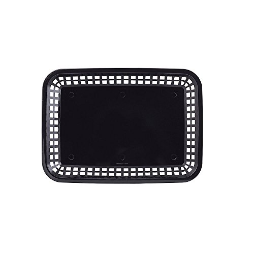 TableCraft 1079BK 11-3/4" Black Mas Grande Platter Basket - Pack of 12