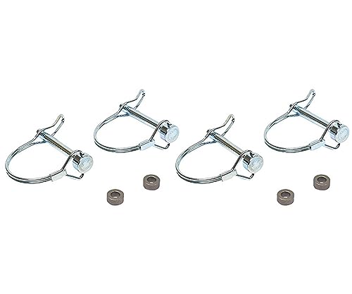 HASMX 1501227MA Kit Shear Pin-Notools Replacement for Briggs & Stratton Fits for Craftsman Dual Stage Snow Thrower 2004-2005, 4-Pack