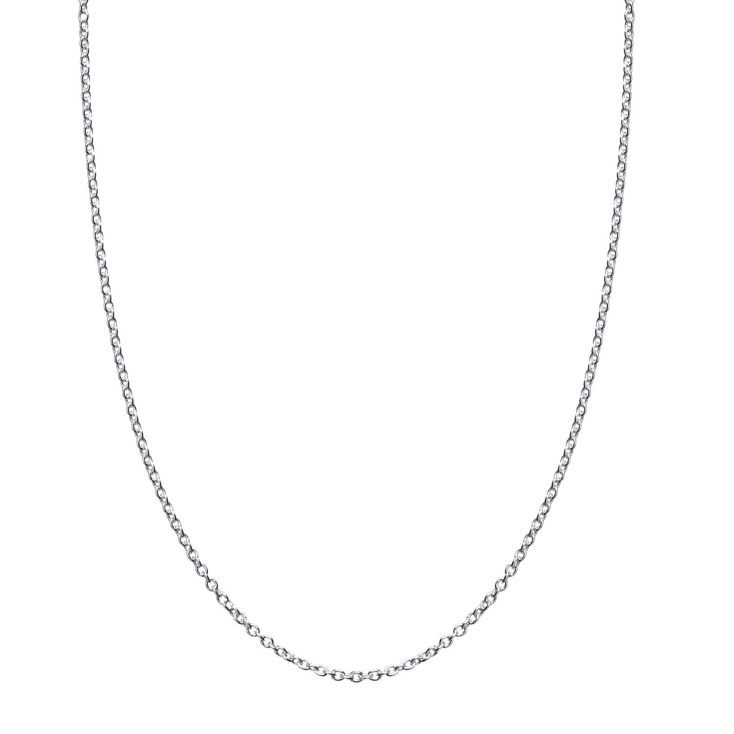Bling For Your Buck Sterling Silver 2mm Classic Italian Rolo Chain Necklace - 24"