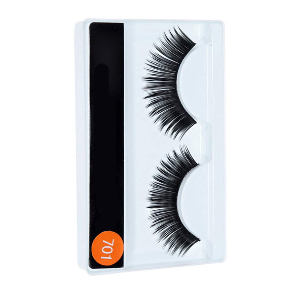 Colorido 1 Pair Realistic Thick False Eye Lashes Eye Maquillage Woman False Lashes
