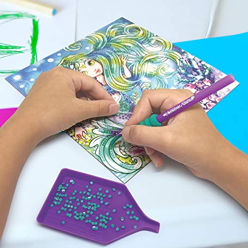 Nebulous Stars Dazzle by Number Diamond Art Painting Kit - Diamond by Number - Craft for Kids and Teens (Water)