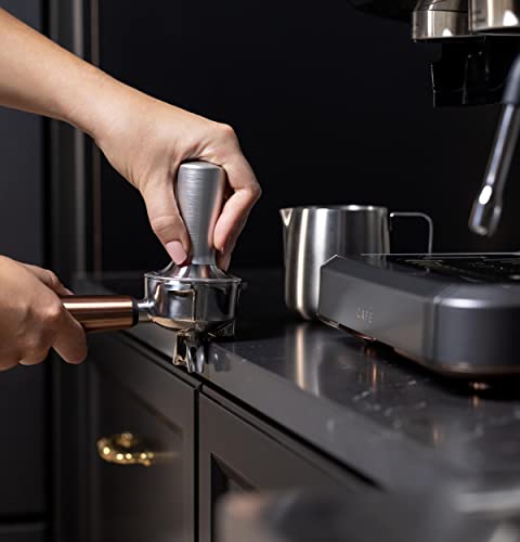 Café Bellissimo Semi Automatic Espresso Machine + Milk Frother | WiFi Connected| Built-In Bean Grinder, 15-Bar Pump & 95-Ounce Water Reservoir | Matte Black, C7CESAS3RD3