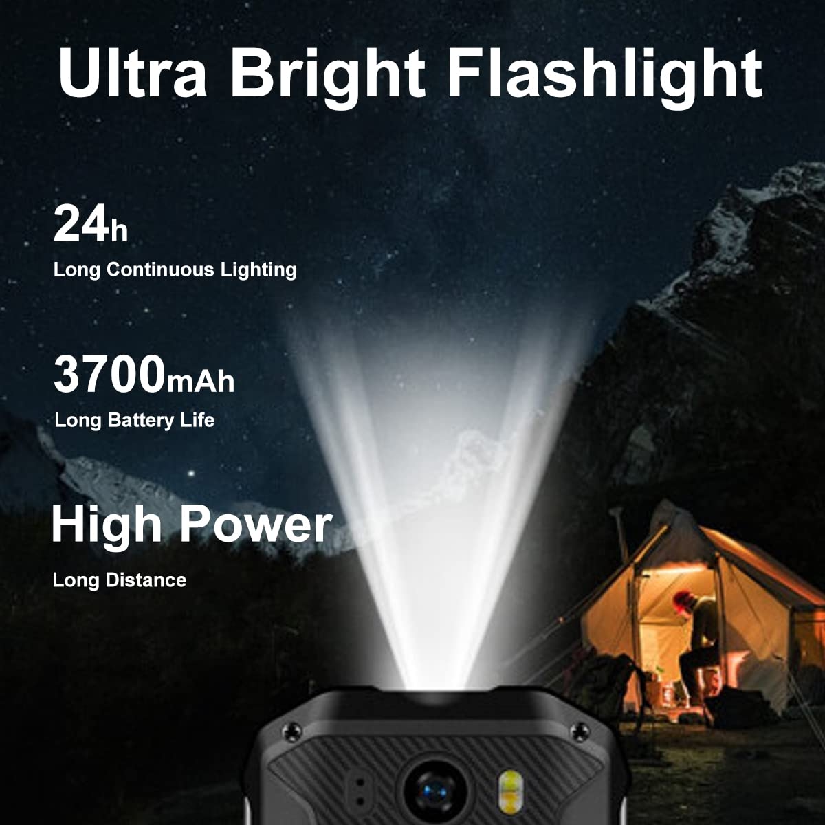CONQUEST F2 2022 Mini Rugged Smartphone, Android 12 Unlock Cell Phone, Global 4G, 6+128GB, 3700mAh Removable Battery, PTT Button, 16MP + 8MP Camera, NFC, FM, IR Remote Control,4 Positioning (Luxury)