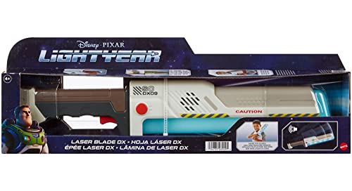 Mattel Disney and Pixar Lightyear Laser Blade DX Costume Toy, Movie-Inspired Plastic Machete with Electronic Lights & Sounds, Kids Gift Ages 4 Years & Older