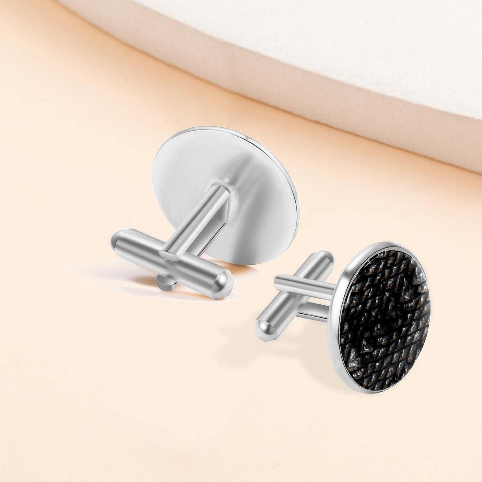 Cufflinks and Studs Set for Tuxedo Shirts Business Wedding (Multiple Colors3)