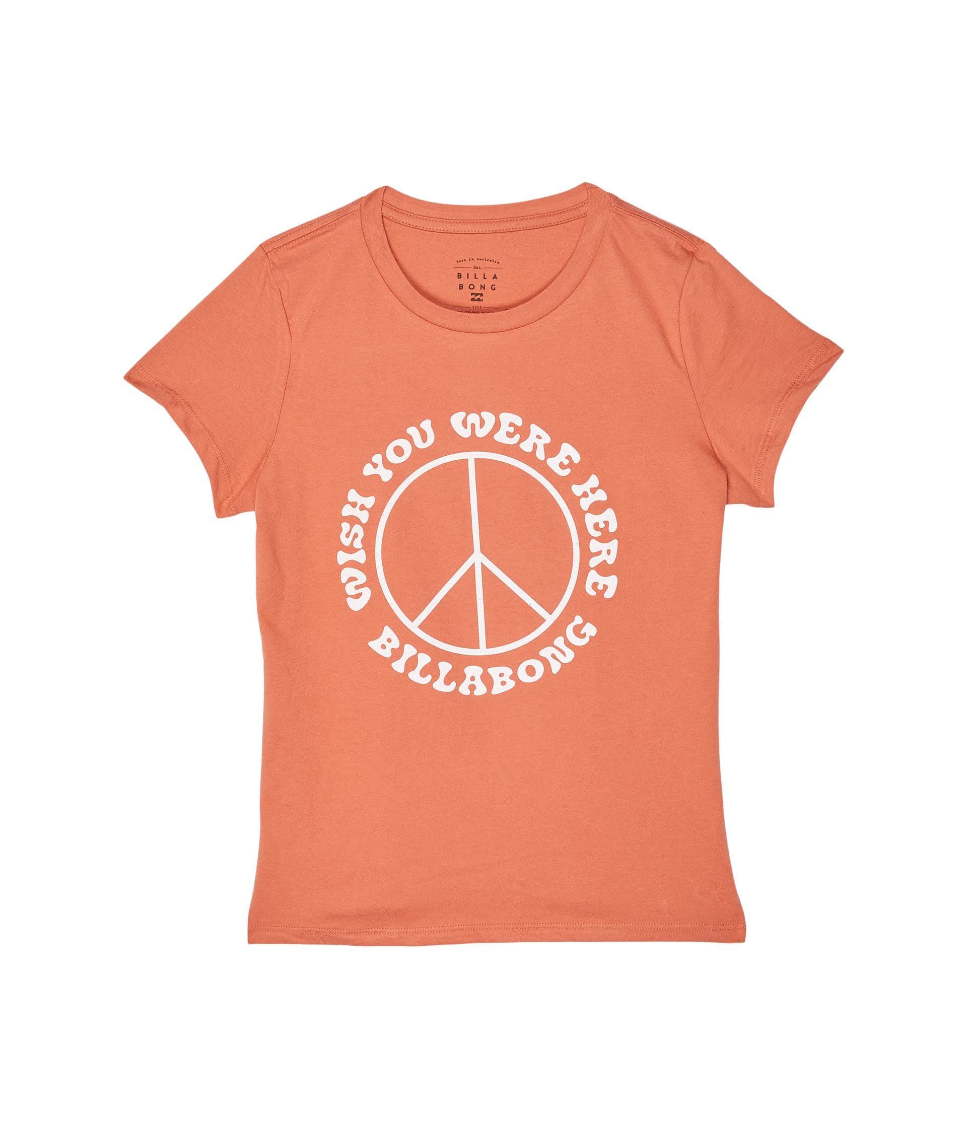 Billabong girls Short Sleeve Graphic Tee fashion t shirts, Salt Crystal After Sunset, Small US