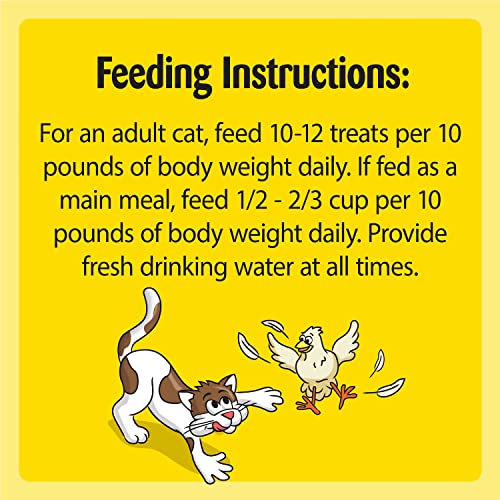TEMPTATIONS Classic Crunchy and Soft Cat Treats Tasty Chicken Flavor, 30 oz. Tub (Packaging May Vary)
