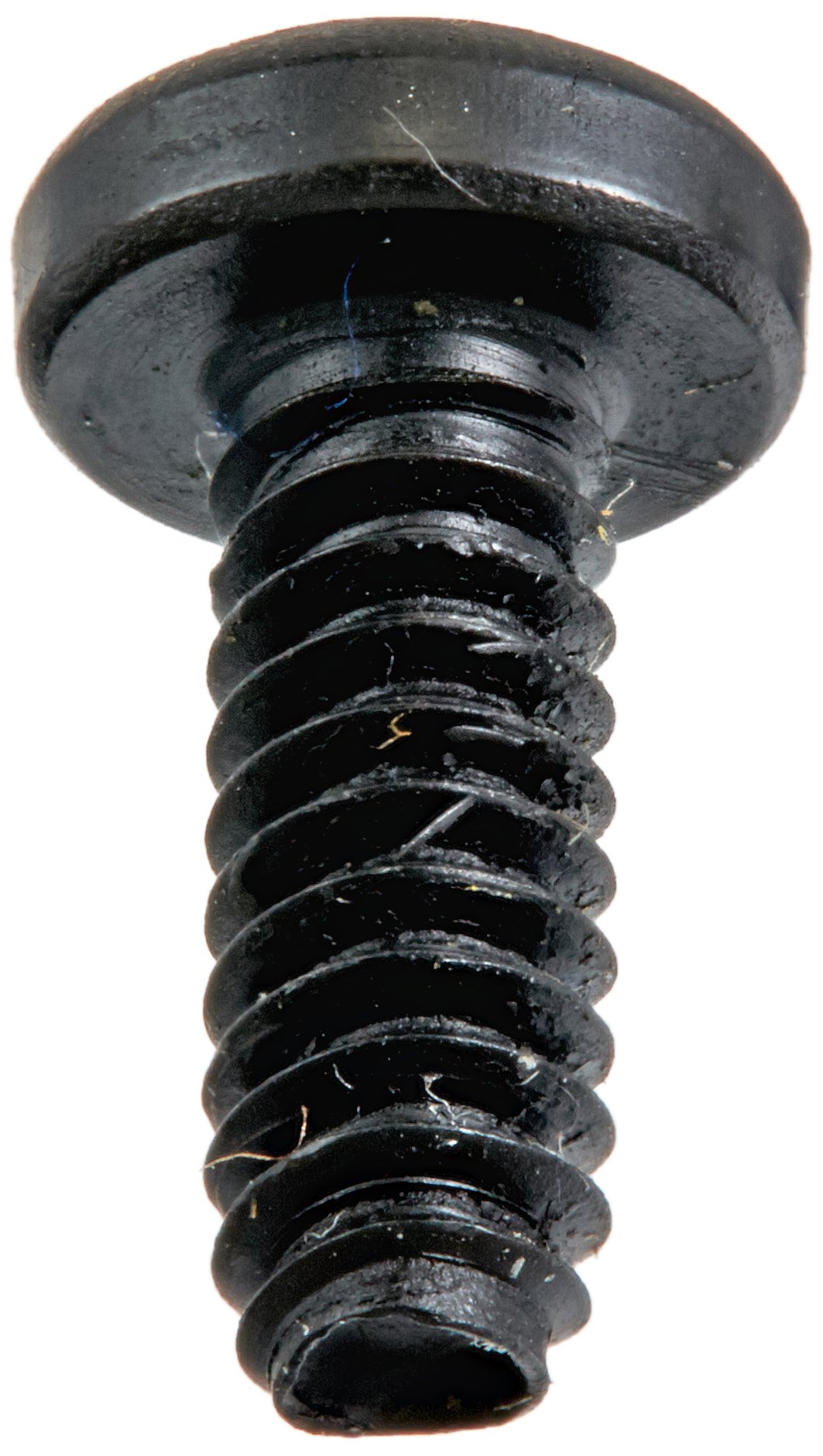 Small Parts 0606RTPB Steel Thread Rolling Screw for Metal, Black Oxide Finish, Pan Head, Star Drive, #6-32 Thread Size, 3/8" Length (Pack of 100)