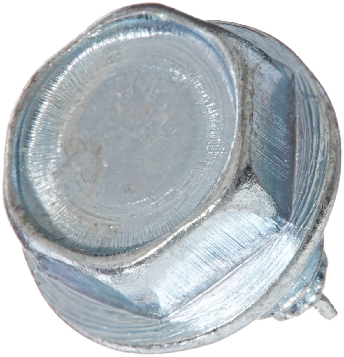 Small Parts 0604ABW Steel Sheet Metal Screw, Zinc Plated, Hex Washer Head, Hex Drive, Type AB, #6-20 Thread Size, 1/4" Length (Pack of 100)