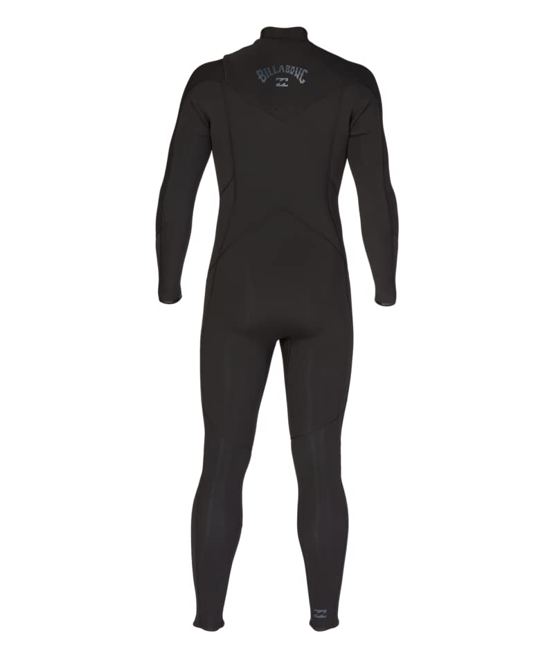 Billabong Mens 4/3mm Absolute Chest Zip Full Wetsuit - Black Hash | X-Large