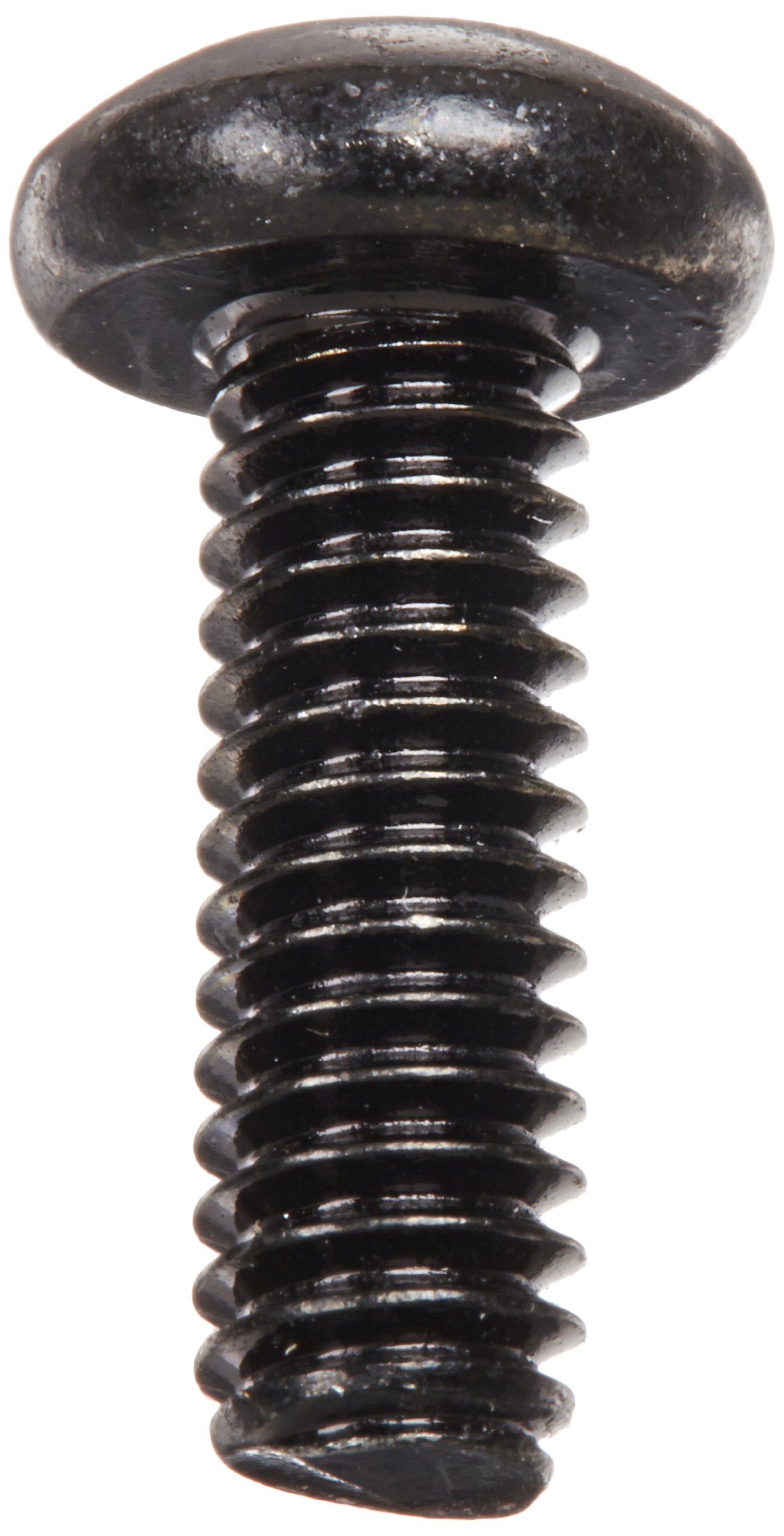 Small Parts 0808MTPBZ Steel Pan Head Machine Screw, Black Zinc Plated, Meets ASME B18.6.3, T20 Star Drive, #8-32 Thread Size, 1/2" Length, Fully Threaded, Imported (Pack of 100)