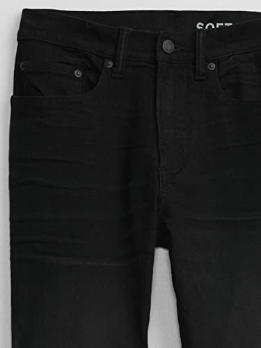 GAP Mens Soft High Stretch Skinny Fit Jeans, Washed Black, 36W x 32L US