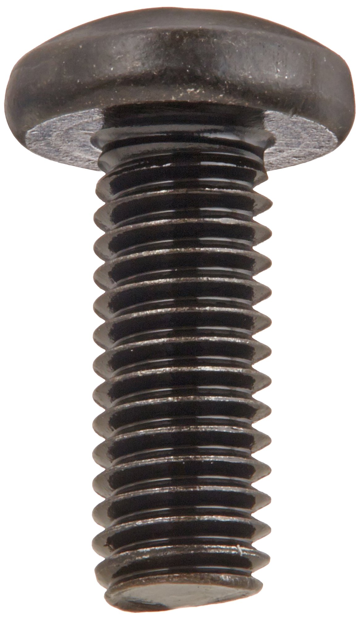 Small Parts 1006MPPBZ Steel Pan Head Machine Screw, Black Zinc Plated, Meets ASME B18.6.3, #2 Phillips Drive, #10-24 Thread Size, 3/8" Length, Fully Threaded, Import (Pack of 100)