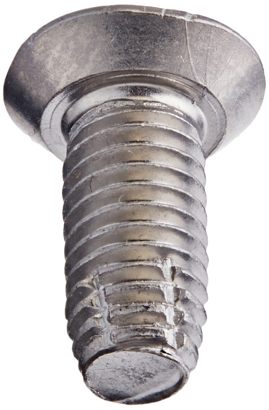 Small Parts 1108FPU410 410 Stainless Steel Thread Cutting Screw, Plain Finish, 82 Degree Flat Undercut Head, Phillips Drive, Type F, #10-32 Thread Size, 1/2" Length (Pack of 25)