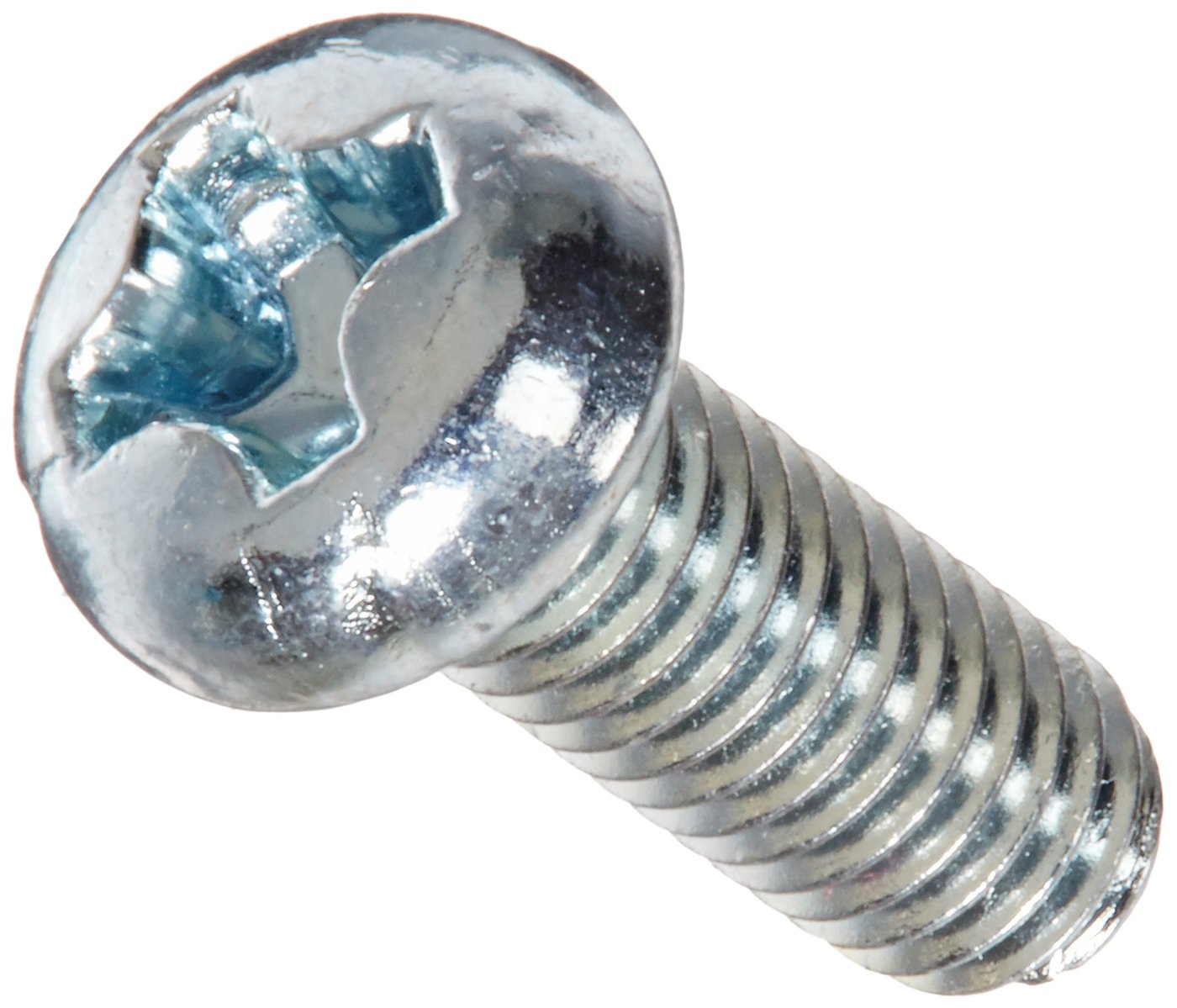 Small Parts Steel Pan Head Machine Screw, Zinc Plated, Meets JIS B1111, #2 Phillips Drive, M3-0.5 Thread Size, 8 mm Length, Fully Threaded, Imported (Pack of 50)