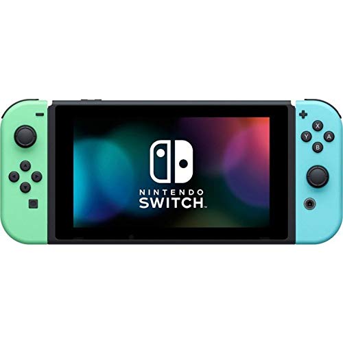Newest Nintendo Switch - Animal Crossing: New Horizons Edition 32GB Console ,Green and Blue Joy-Con, 6.2" Multi-Touch 1280x720 Display, WiFi, Bluetooth, HDMI and GalliumPi 10-in-1 Case