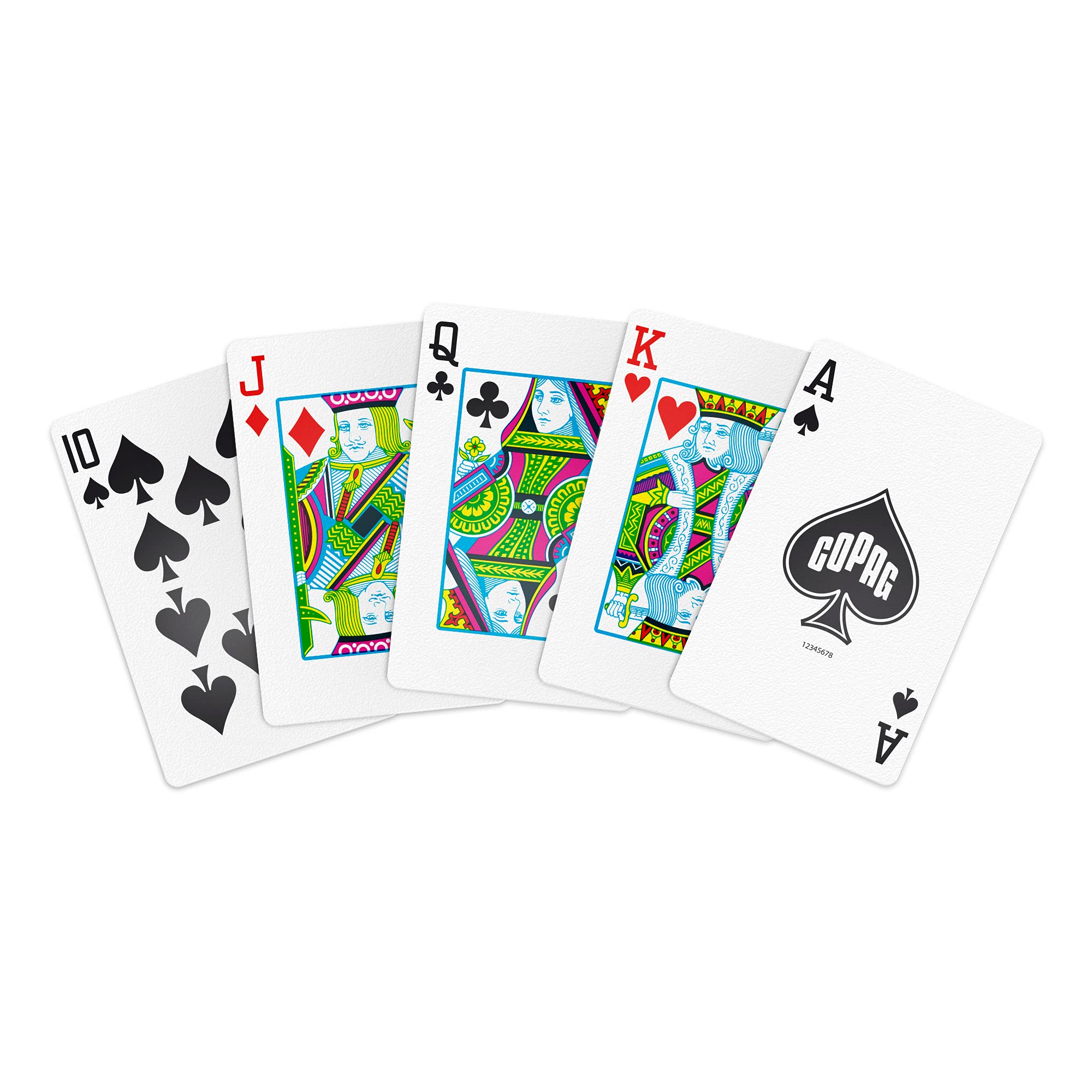 Copag 2022 WSOP World Series of Poker 100% Plastic Playing Cards, Bridge Size Regular Index Red/Blue Double Deck Set