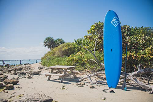 Boardworks Surge | Recreational Stand Up Paddleboard | SDK Softdeck Epoxy Hardboard with Paddle | 10' 6", Blue/White