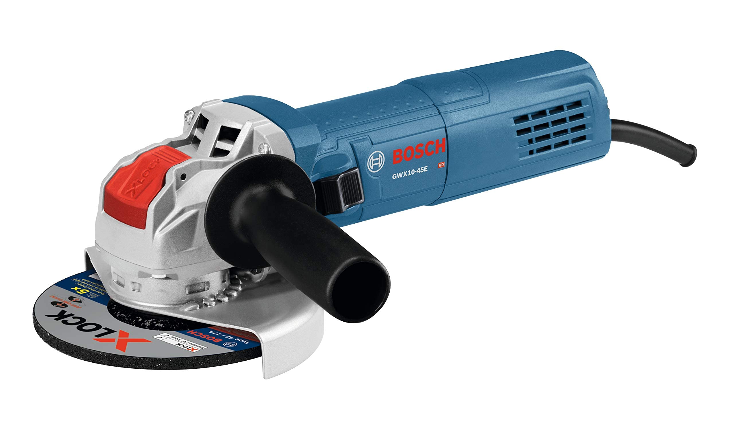 Bosch GWX18V-50PCN 18V X-LOCK EC Brushless Connected-Ready 4-1/2 In. – 5 In. Angle Grinder with No Lock-On Paddle Switch (Bare Tool) (Renewed)