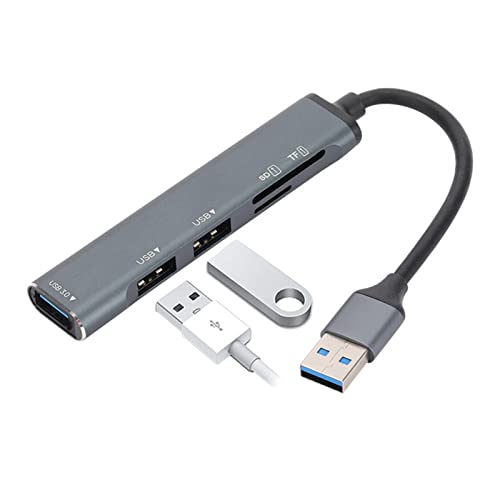Cable Hub 5 in 1 TF/SD-Card Expansion Dock Anti-Interference Lightweight