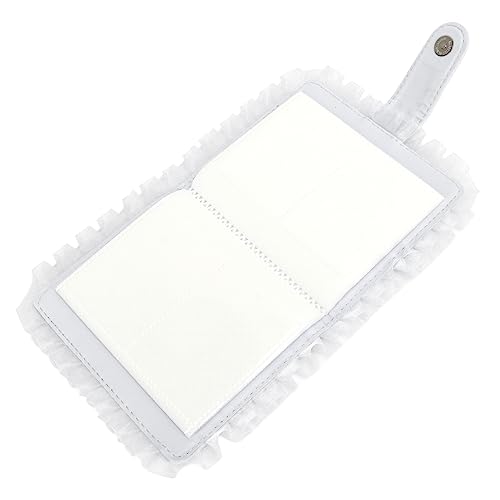Camera Picture Holder, Universal Mini Film Photo Album with Cute Lace for Display (White)