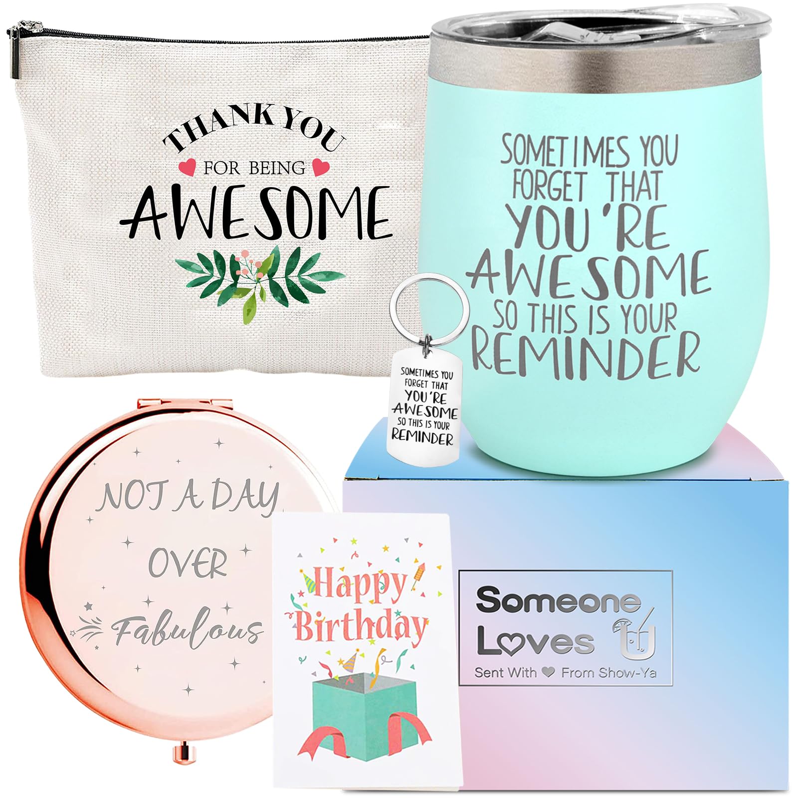 Birthday Gifts for Women, Friendship Gifts for Women Friends, Gifts for Friends Female, Happy Birthday Gifts Set for Women, Sister, Wife, Her Girlfriend, Coworker Bestie
