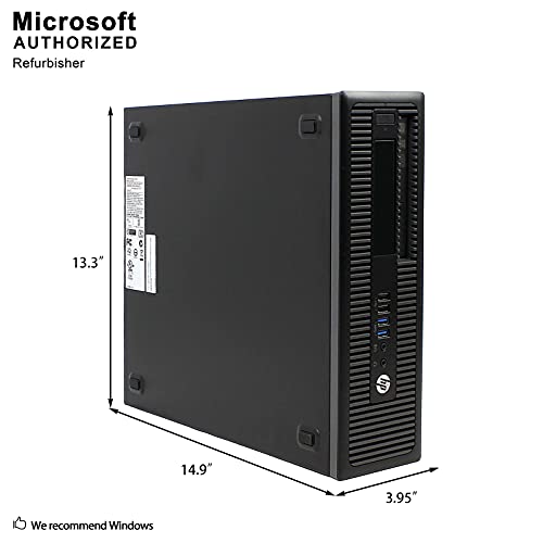 HP Business Desktop ProDesk 600 G2 Desktop Computer - Intel Core i5 (6th Gen) i5-6500 3.20 GHz - 8 GB DDR4 SDRAM - 256 GB SSD (Renewed)