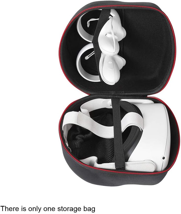 Birsppy GEZICHTA EVA Hard Protective Cover Storage Bag Carrying Case for -Oculus Quest 2 VR Headset Touch Controllers Travel Bag